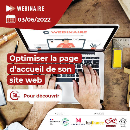 Webinaire : Optimiser sa page d'accueil internet - CMA HdF