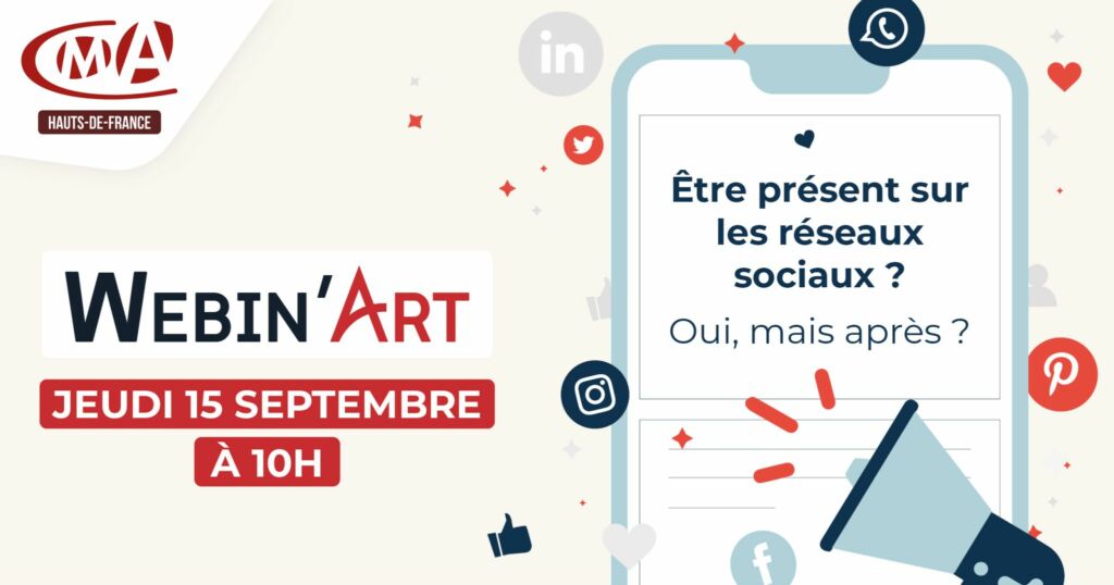 Webin'art : Performer avec ses réseaux sociaux et son site web
