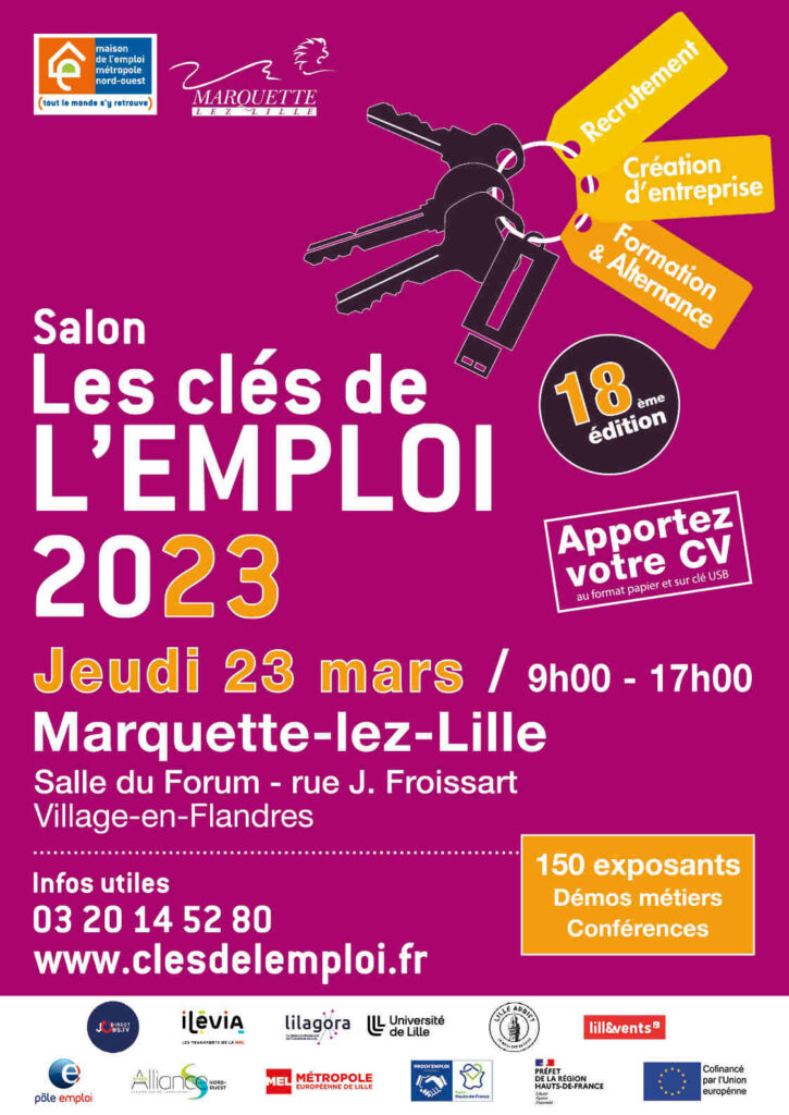 Salon les Clés de l'emploi à Marquette-lez-Lille