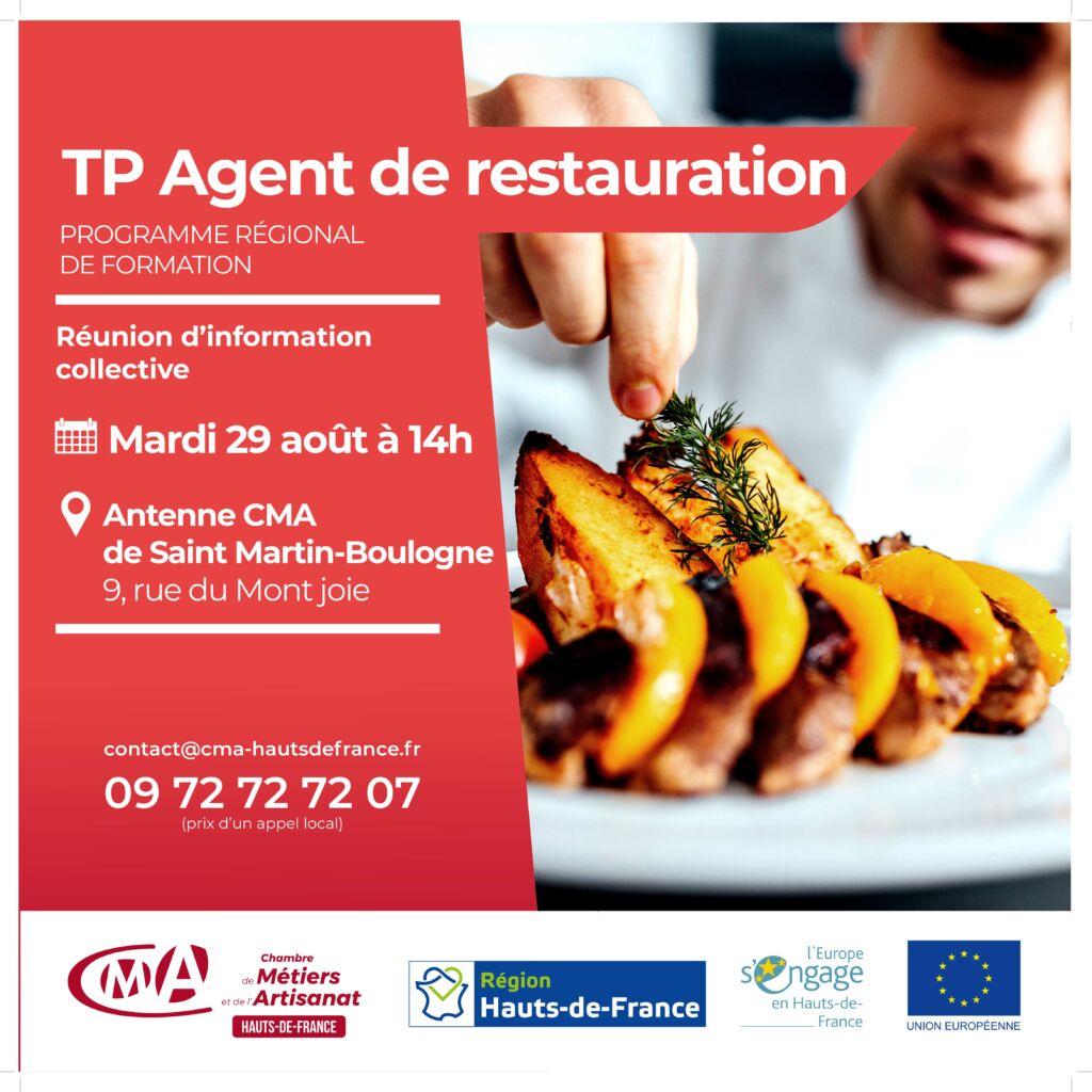 TP Agent de restauration - Réunion d'informations collective - Saint ...